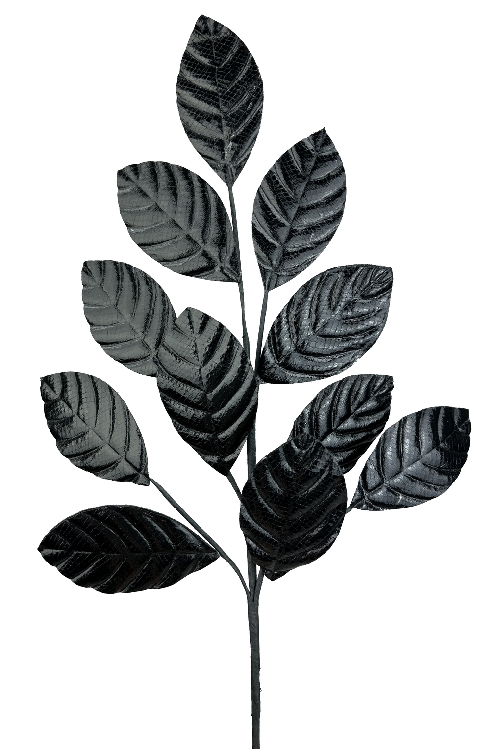Black Metallic Magnolia Leaves Spray – Miss Cayce's