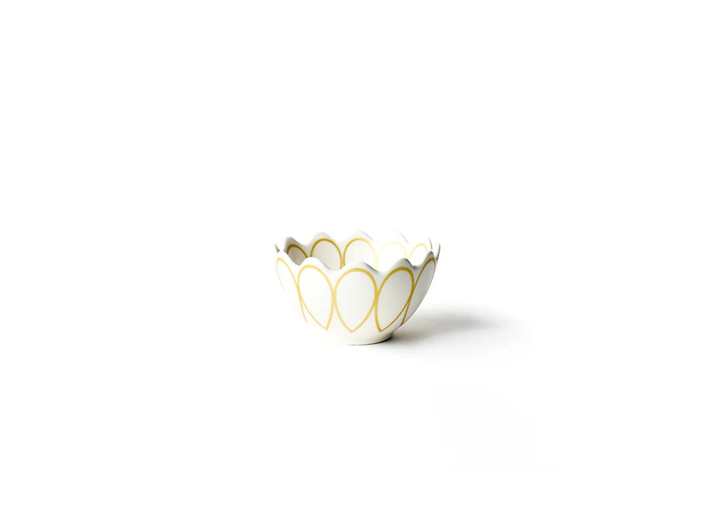 Deco Gold Scallop Appetizer Bowl – Miss Cayce's