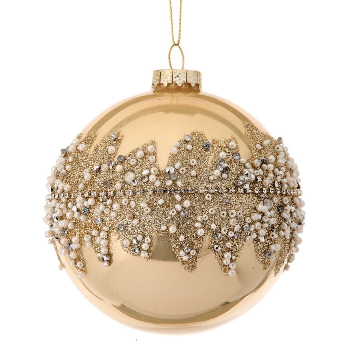 Opulent Pearl Encrust Ball Ornament – Miss Cayce's