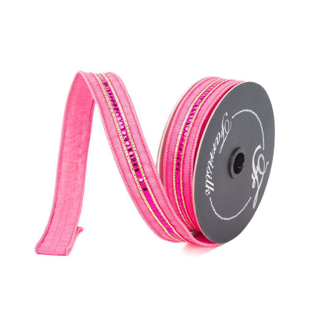 Bubblegum Twinkle Trim Ribbon, 1" X 10YD – Miss Cayce's