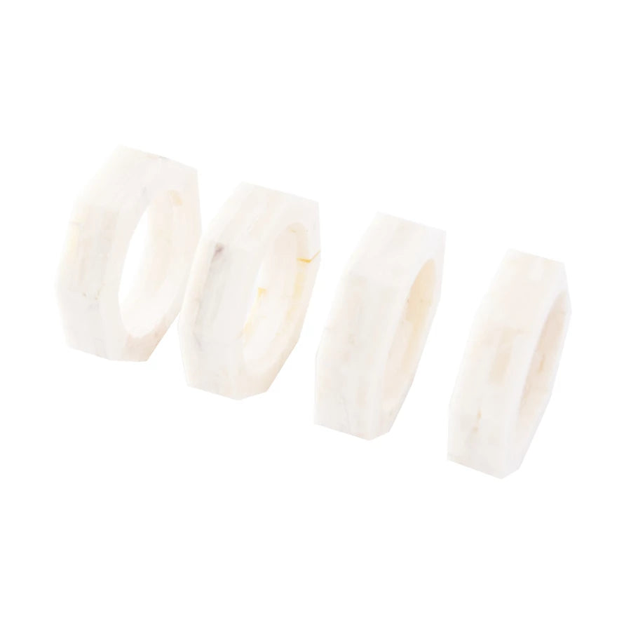 Octagon Shaped Resin Napkin Ring Set – Miss Cayce's