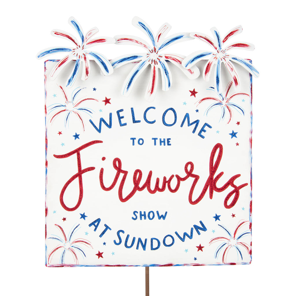 Welcome to The Fireworks Show Sign – Miss Cayce's