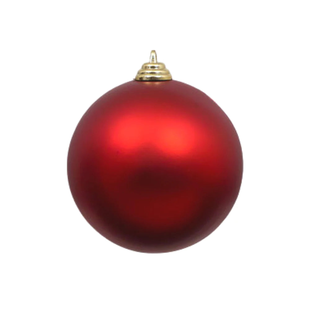 Red Matte Ball Ornament, 12" – Miss Cayce's